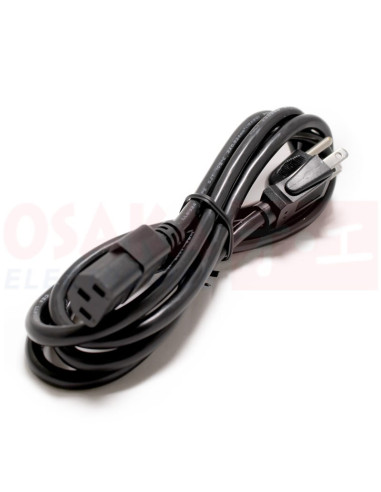 Cable Poder AWG18 1.8mtr Taiwán | Osaka Electronics