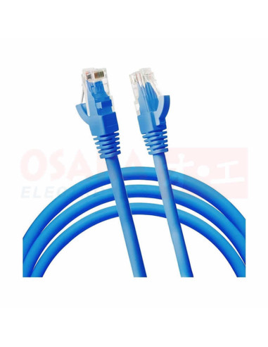 Cable RJ45 Internet Categoría 6 Azul 15mt | Osaka Electronics