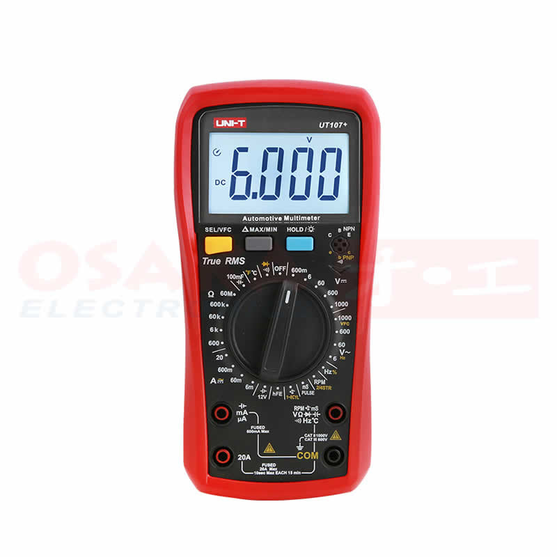 Multímetro automotriz UT107+ | Osaka Electronics