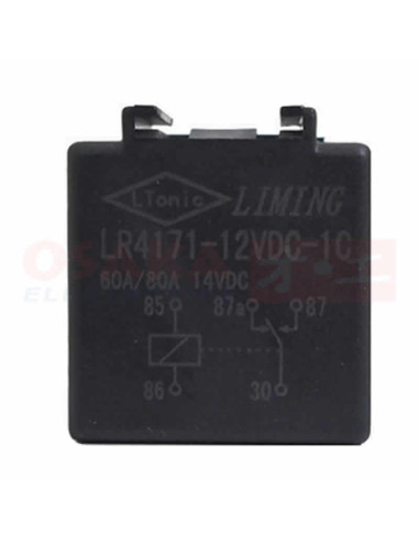 Relevo Automotriz 12VDC 5P 80A | Osaka Electronics