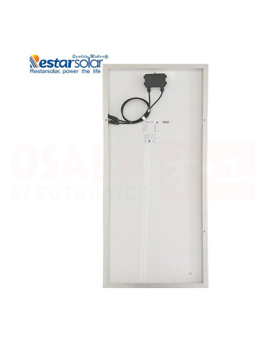 Panel Solar Monocristal 100W RESTAR RTM100M | Osaka Electronics